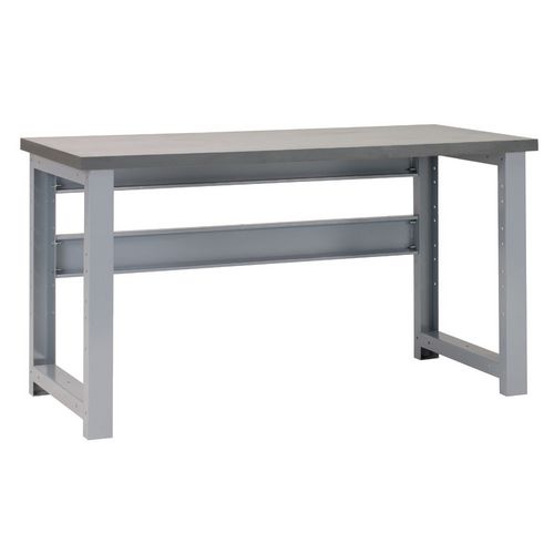 Premier 2 Workbench 2000(L)x700(W)x840(H) Grey Lino Worktop - Hunt ...