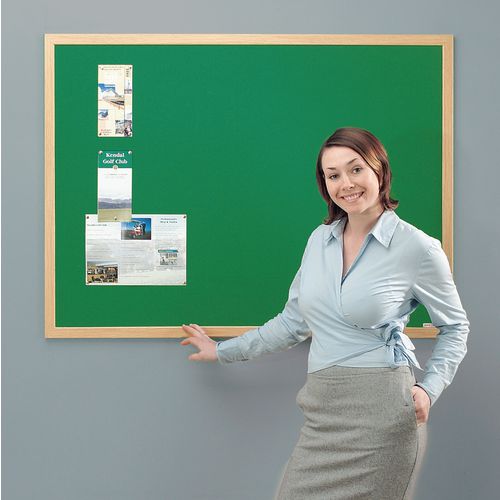 Eco-Friendly Noticeboards 1500X1200 Green Board - Hunt Office UK