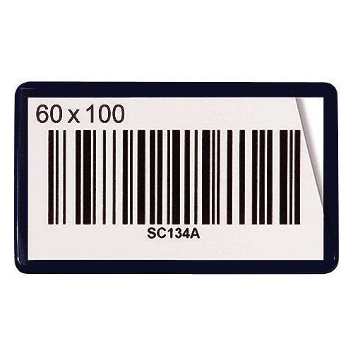 Magnetic Ticket Pouch 60X100 Pk 100 Black - Hunt Office UK