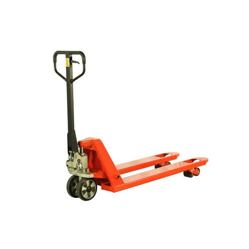 2500Kg Pallet Truck With Rubber Front Wheels & Tandem Polyurethane Rear ...