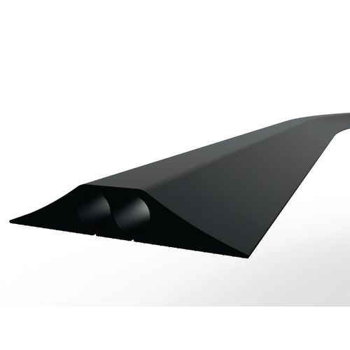 Heavy Duty Cable Protector Large Twin Bore Black 4.5M - Hunt Office UK