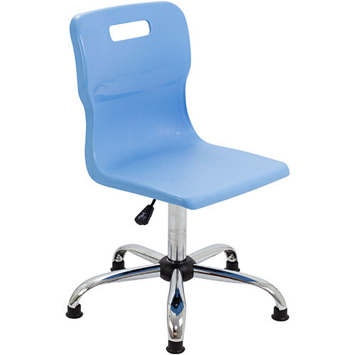 Titan Swivel Senior Classroom Chair with Glides 435-525mm Seat Height ...