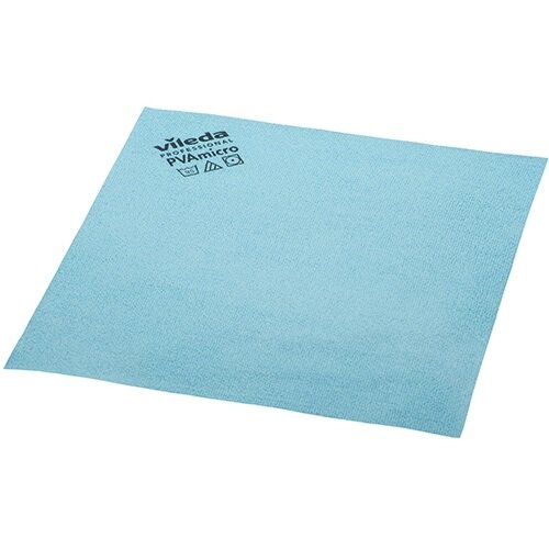 Vileda PVA Microfibre All Purpose Cleaning Cloths Blue Pack 5 143585 ...