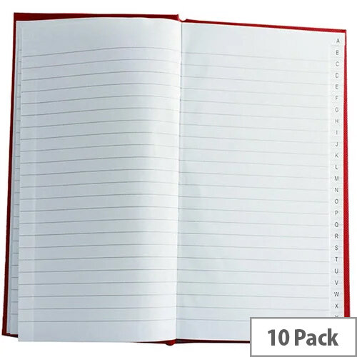 Whitebox A5 Indexed Ruled Manuscript Book Pack of 5 WX01064 - Hunt ...