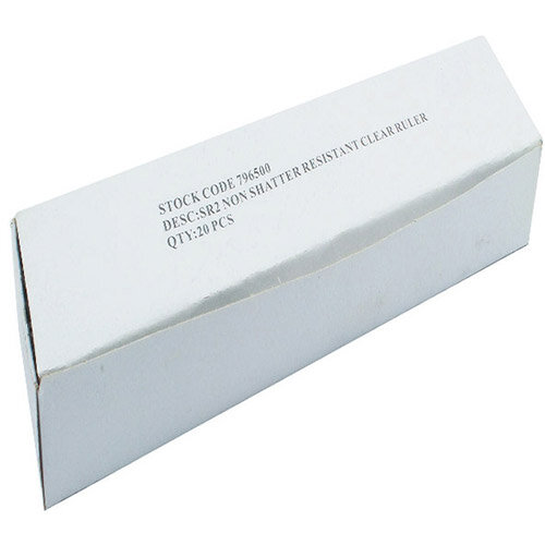 Ruler 300mm Clear WX01107 - Hunt Office UK