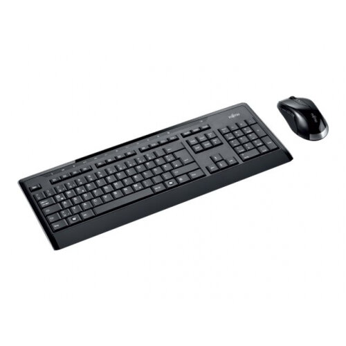 Fujitsu Wireless LX901 - Keyboard and mouse set - wireless - 2.4 GHz ...