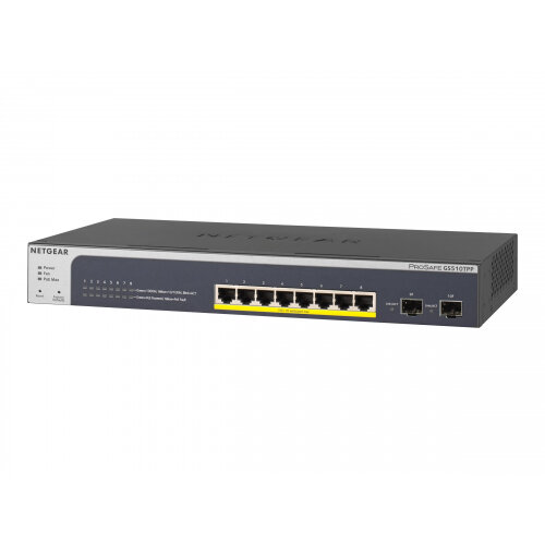 NETGEAR GS510TPP - Switch - L3 Lite - smart - 8 x 10/100/1000 (PoE+ ...