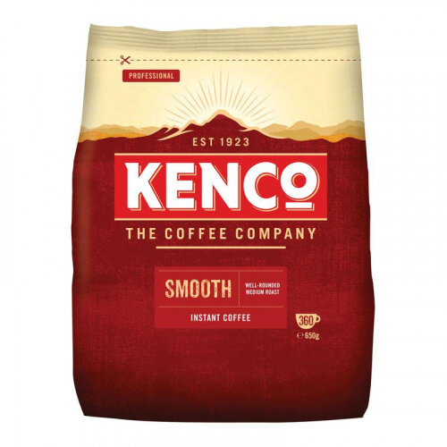 Kenco Really Smooth Freeze Dried Instant Coffee Refill (Pack 650g ...