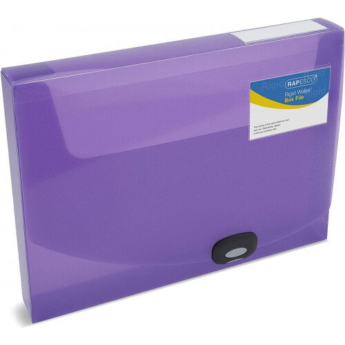 Rapesco 40mm Rigid Wallet Box File A4 Assorted Colours Pack 5 - Hunt ...