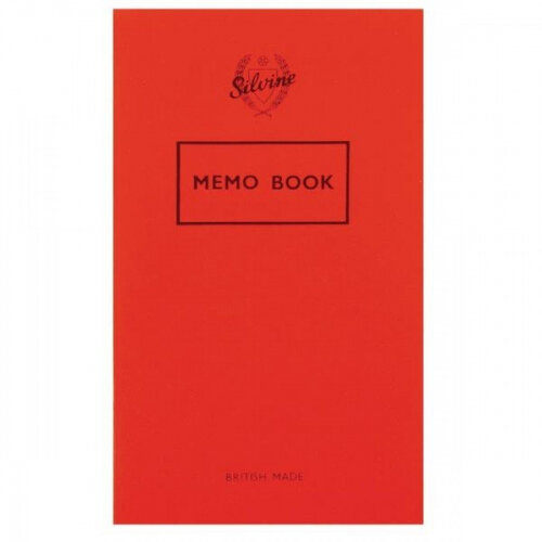 Silvine 158x99mm Memo Book Ruled 72 Pages (Pack 24) - Hunt Office UK