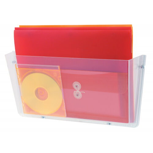 Deflecto Literature Wall Pocket A3 Landscape Clear - Hunt Office UK