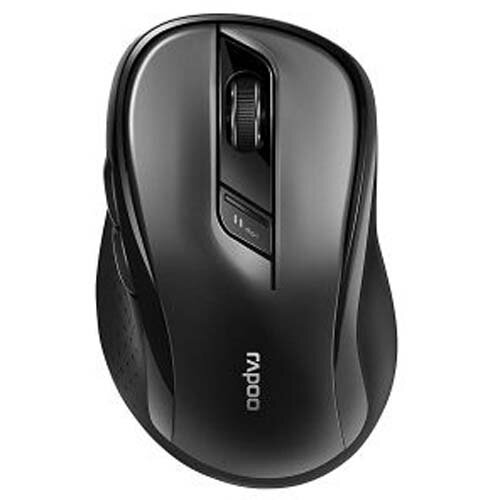 Rapoo M500 1600 DPI Black Wireless Mouse - HuntOffice.co.uk