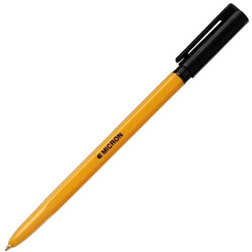 ValueX Micron Ballpoint Pen 0.7mm Tip and 0.3mm Line Black (Pack 50 ...