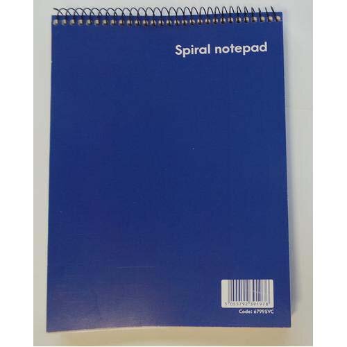 ValueX A5 Wirebound Card Cover Reporters Shorthand Notebook Ruled 200 ...
