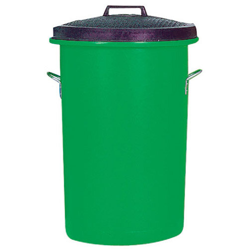 Heavy Duty Coloured Dustbin Green 85 Litre 311965 - Hunt Office UK