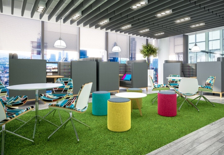 Modern furniture showroom store