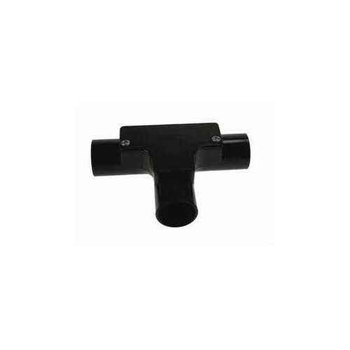 25mm PVC Inspection Tee - Black - Hunt Office UK
