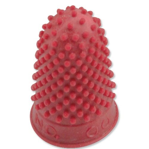 Thimble Rubber Red Size 00 Pack 10 Quality - Hunt Office UK