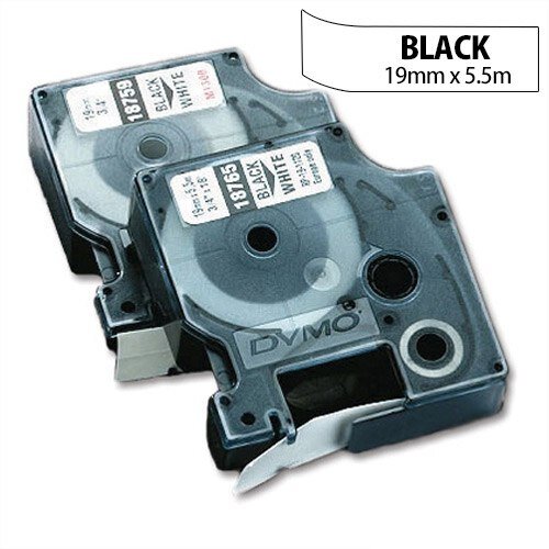 Dymo RhinoPRO 18765 Industrial Tape Permanent Polyester 19mmx5.5m White S0718220 - Hunt Office UK