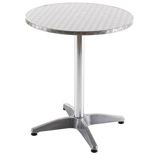 Plaza Aluminium Circular Cafe Table - Hunt Office UK