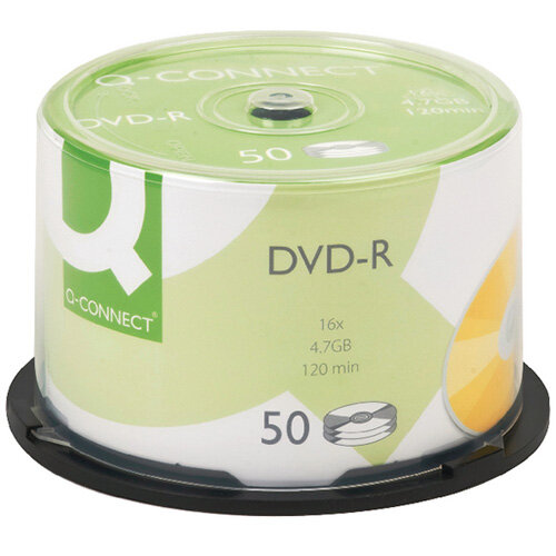 Q-Connect DVD-R Discs Spindle Pack of 50 KF15419 - Hunt Office UK