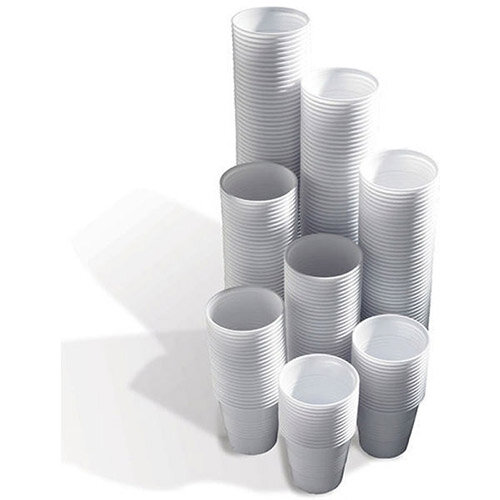 MyCafe Disposable Squat Plastic Vending Drink Cups 7oz/200ml White ...