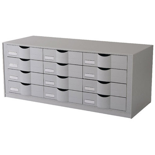 Paperflow Easy Office Stackable Drawer Module Grey 9H444L2.02 - Hunt ...