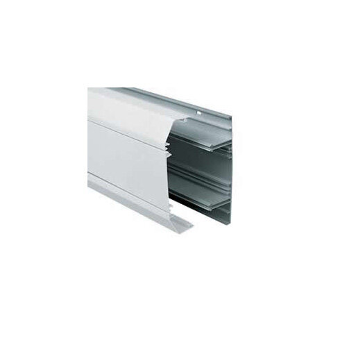 3 Compartment Dado Trunking 3m lgth - White - Hunt Office UK