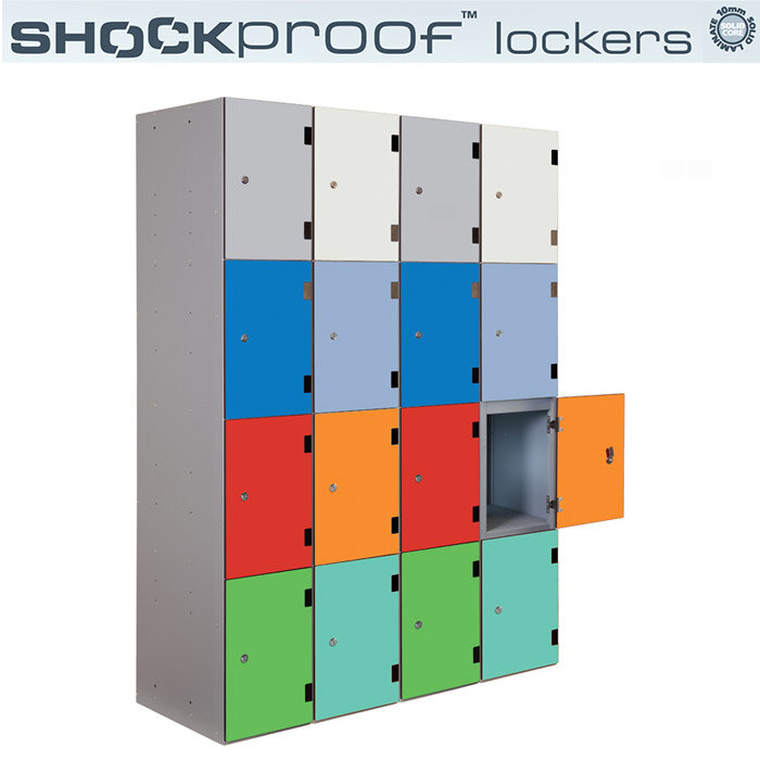 Shock Proof Lockers - Hunt Office UK