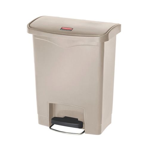 Step-On Bin 30.5 Litre 415x400x435mm Beige 324298 - Hunt Office UK