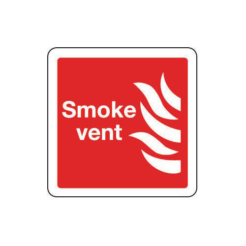 Aluminium Smoke Vent Sign - Hunt Office UK