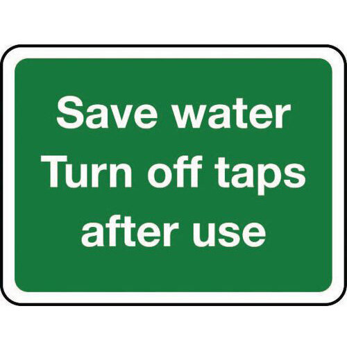 Sign Save Water Self-Adhesive Vinyl 100X75 - Hunt Office UK