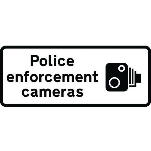 Speed Camera Sign Police Enforcement Class 1 - Hunt Office UK