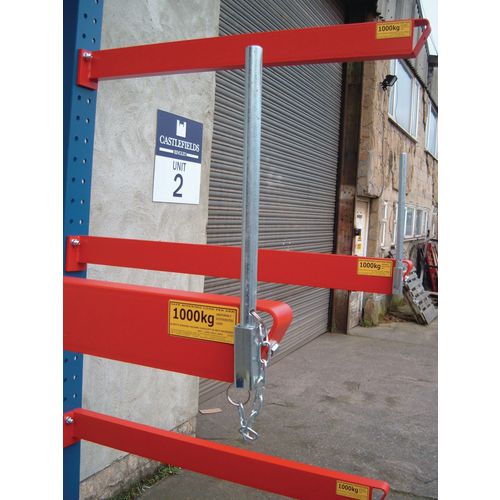 Heavy Duty Bolted Cantilever Racking End Stop 250mm Tall Kit Consists ...