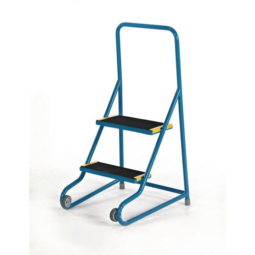 Tilt And Pull Mobile Steps 2 Treads Max Height 1.05M Platform Height ...