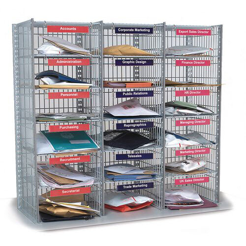 18 Compartment Mail Sort Unit - Hunt Office UK