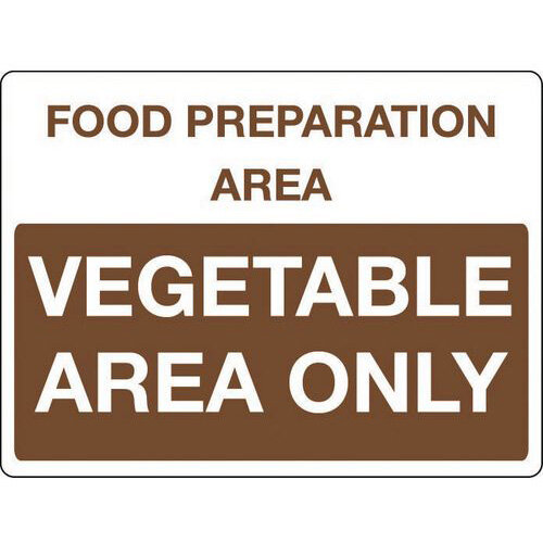 Self Adhesive Vinyl Colour Co-Ordinated Chopping Board & Storage Sign ...