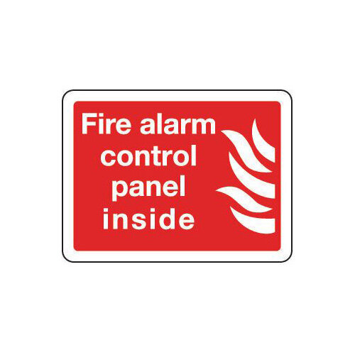 PVC Fire Alarm Control Panel Inside Sign - Hunt Office UK