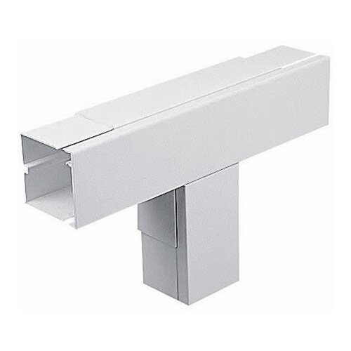 100 x 100mm Flat Tee - Grey - Hunt Office UK
